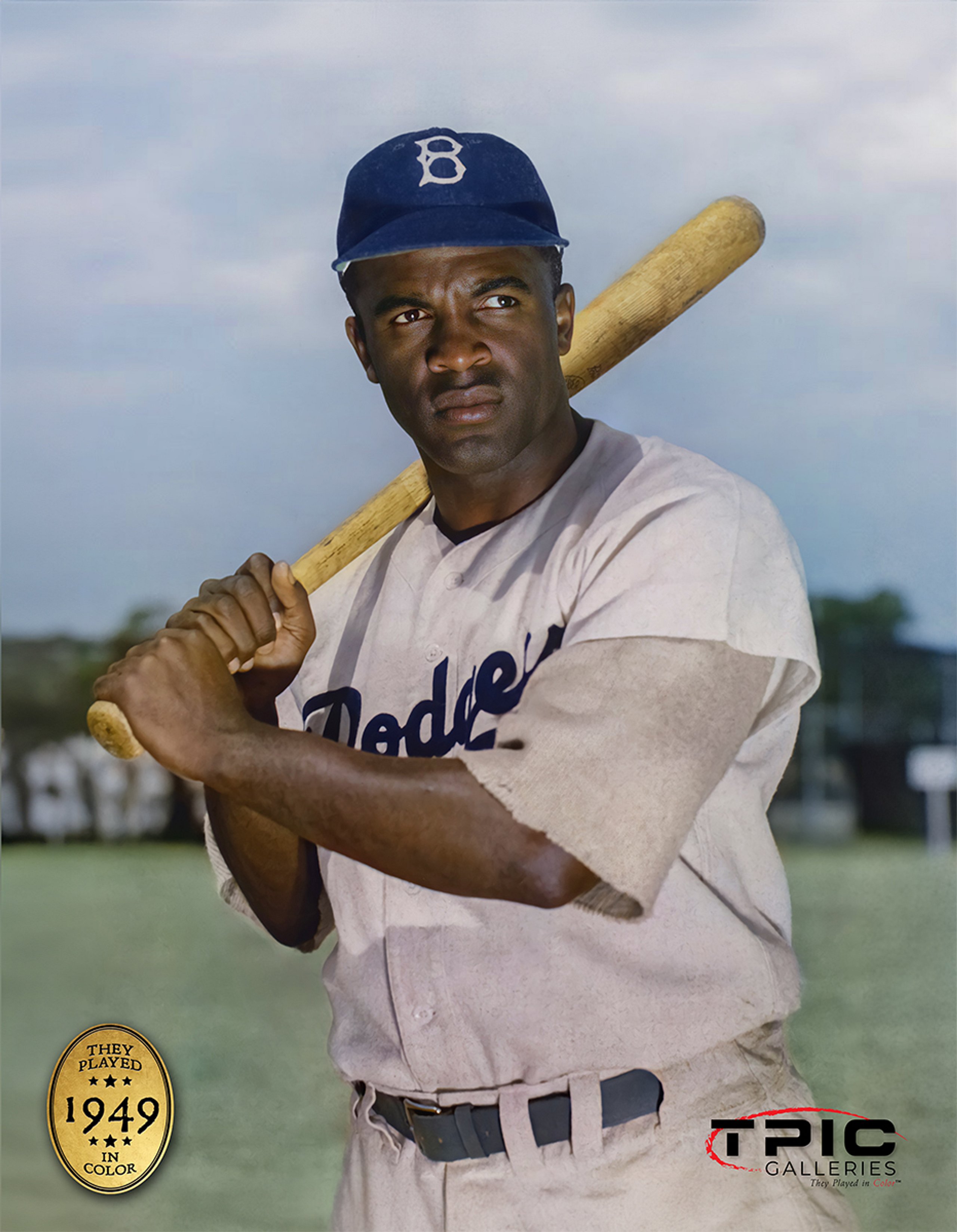 Jackie Robinson - Brooklyn Dodgers (1949)