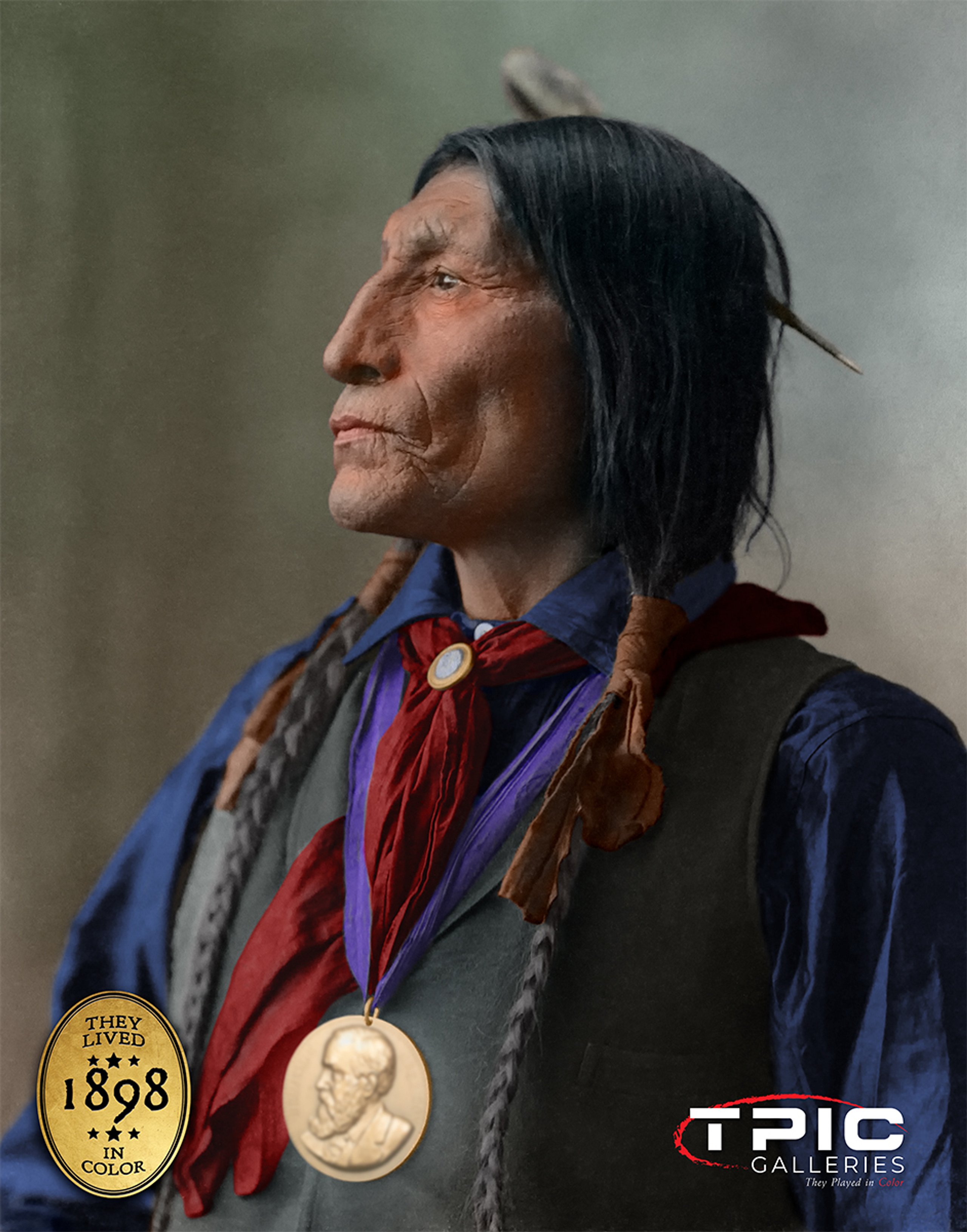 Chief Wolf Robe - Cheyenne Nation (1898)