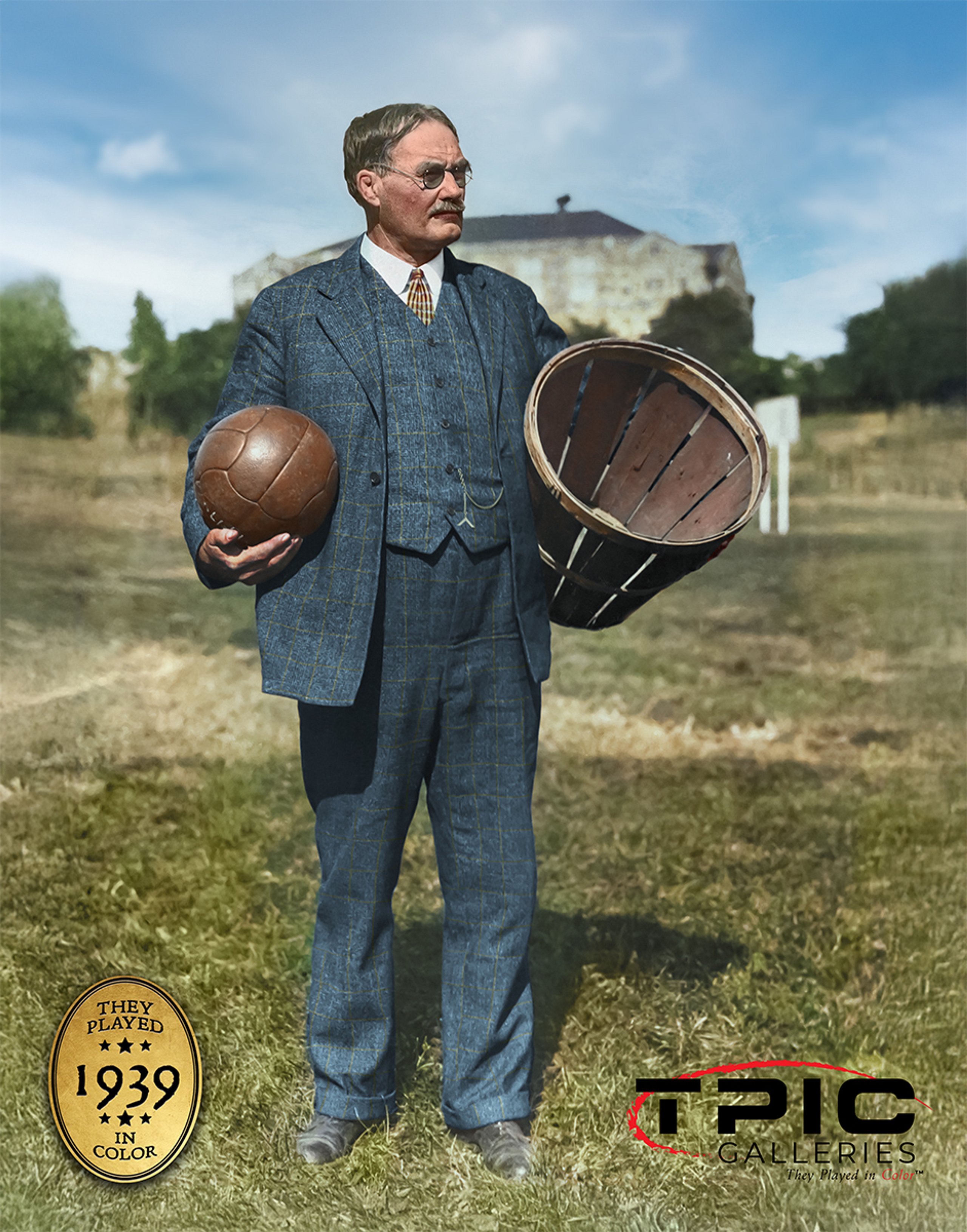 Dr. James Naismith - Springfield, MA (1939)