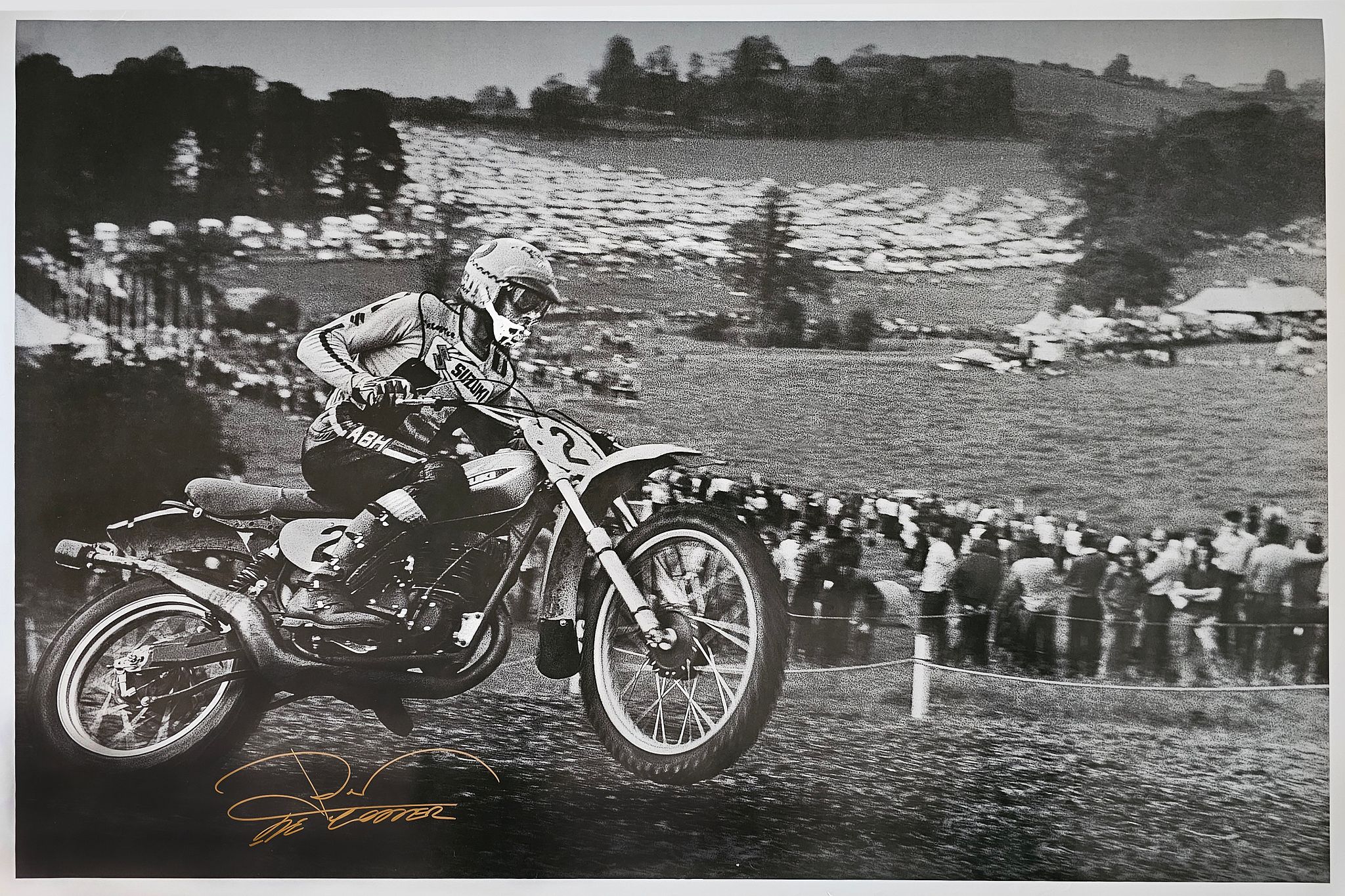 Roger DeCoster autographed poster