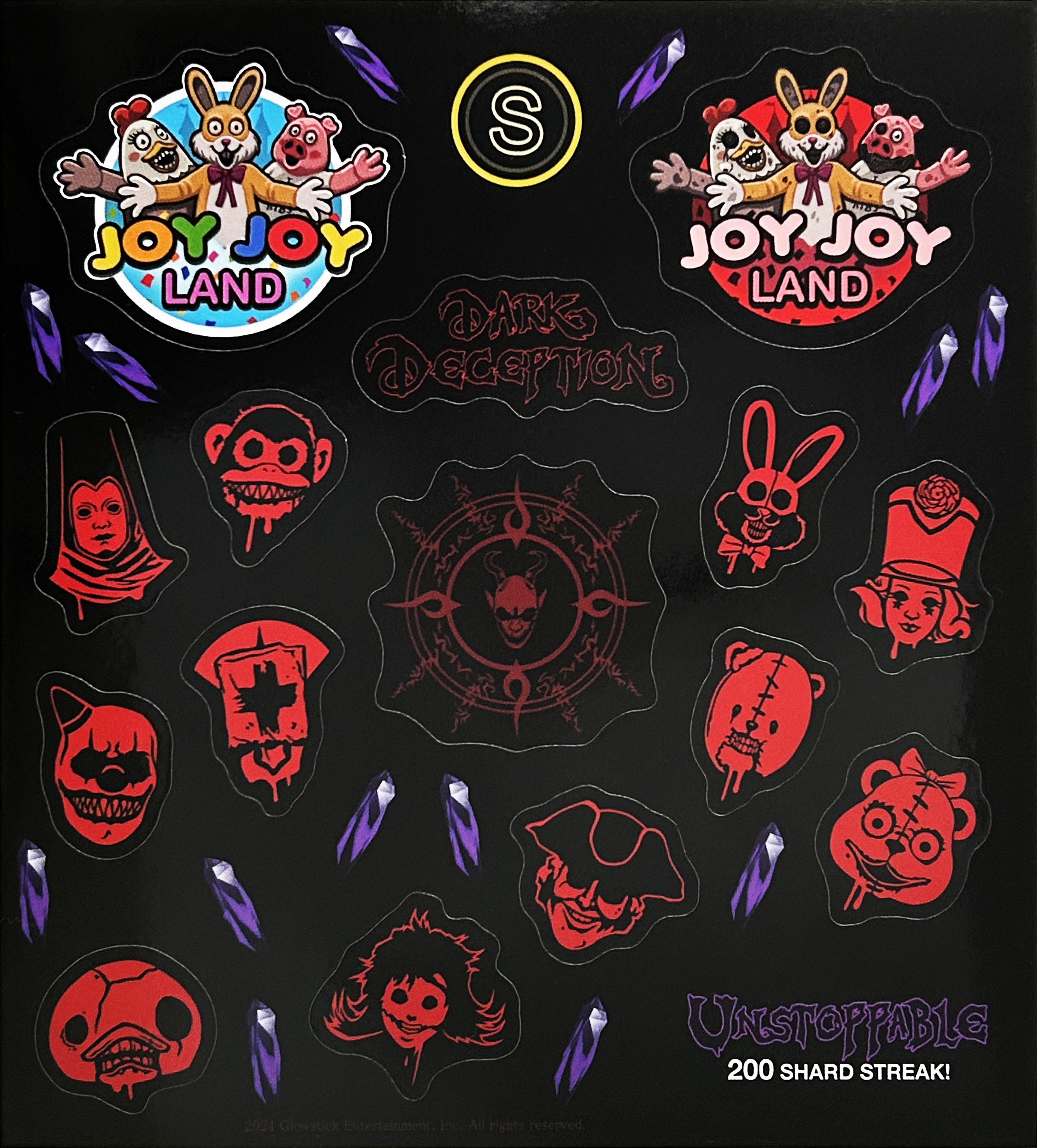 Dark Deception Sticker Set 1