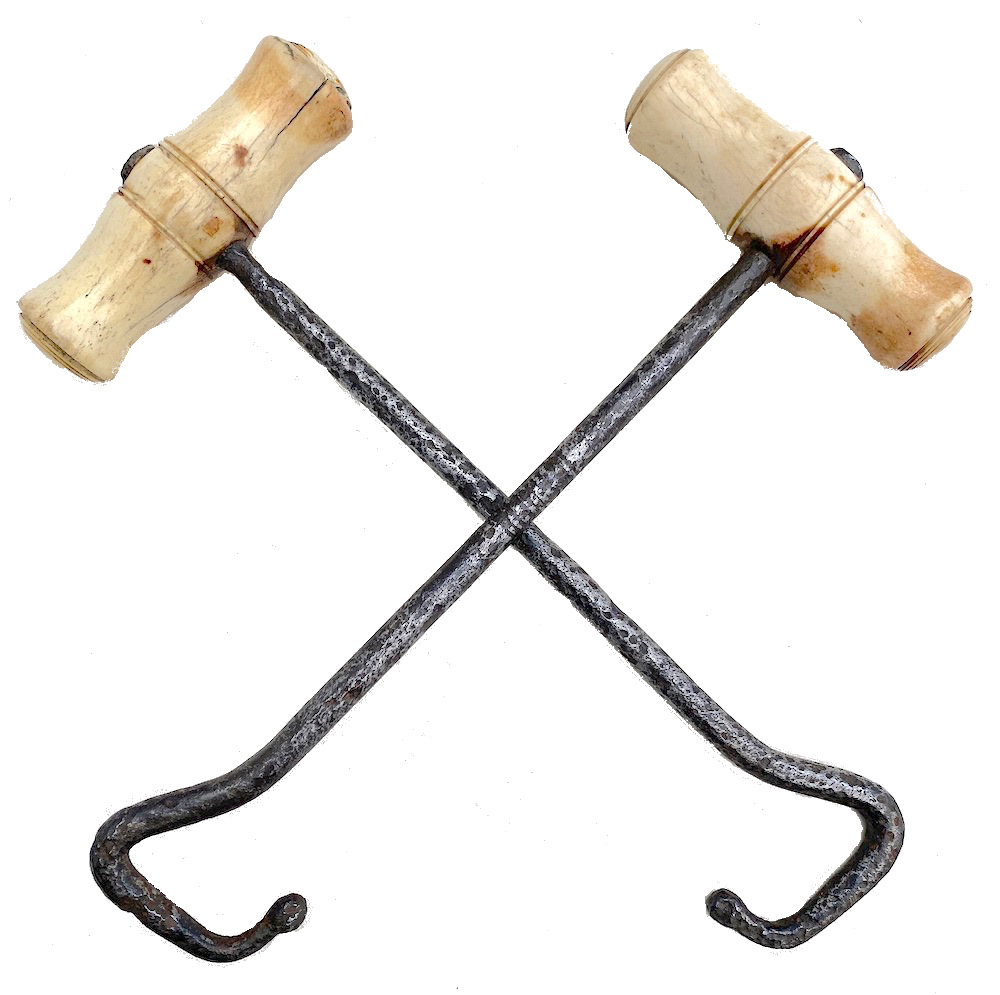 Antique Bone-handled Victorian Riding-Boot Pulls