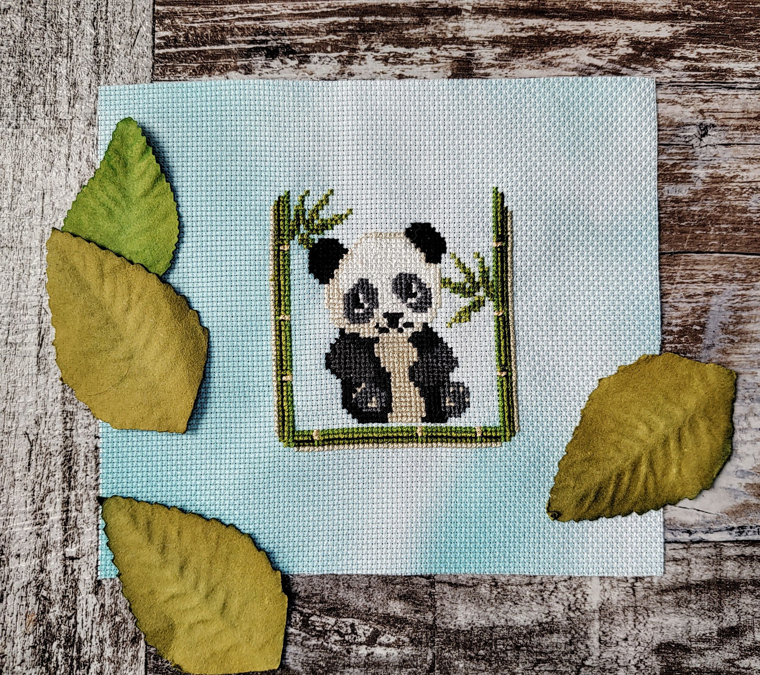Panda Cross Stitch Pattern
