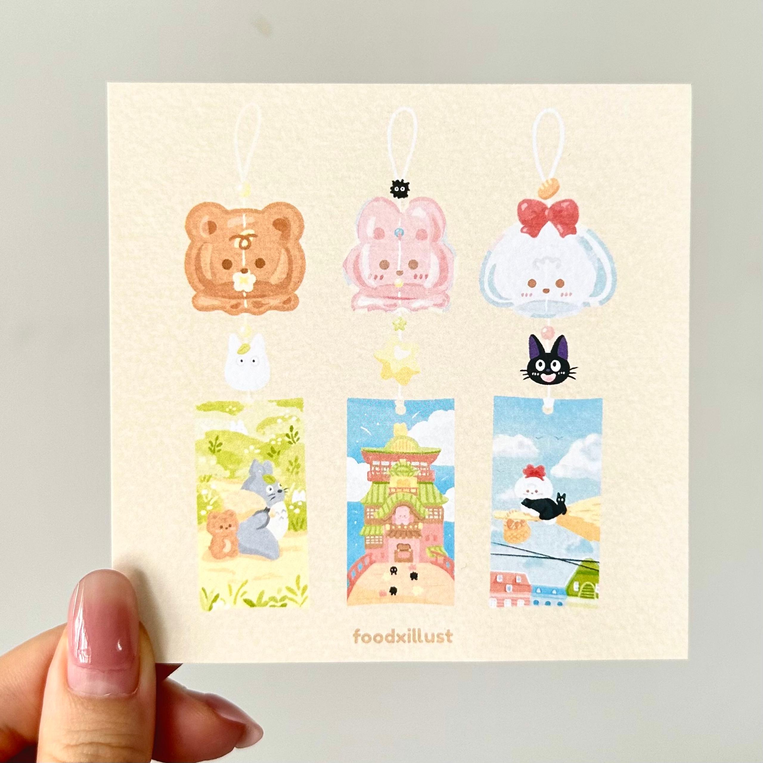 Studio Ghibli Windchimes Mini Square Print