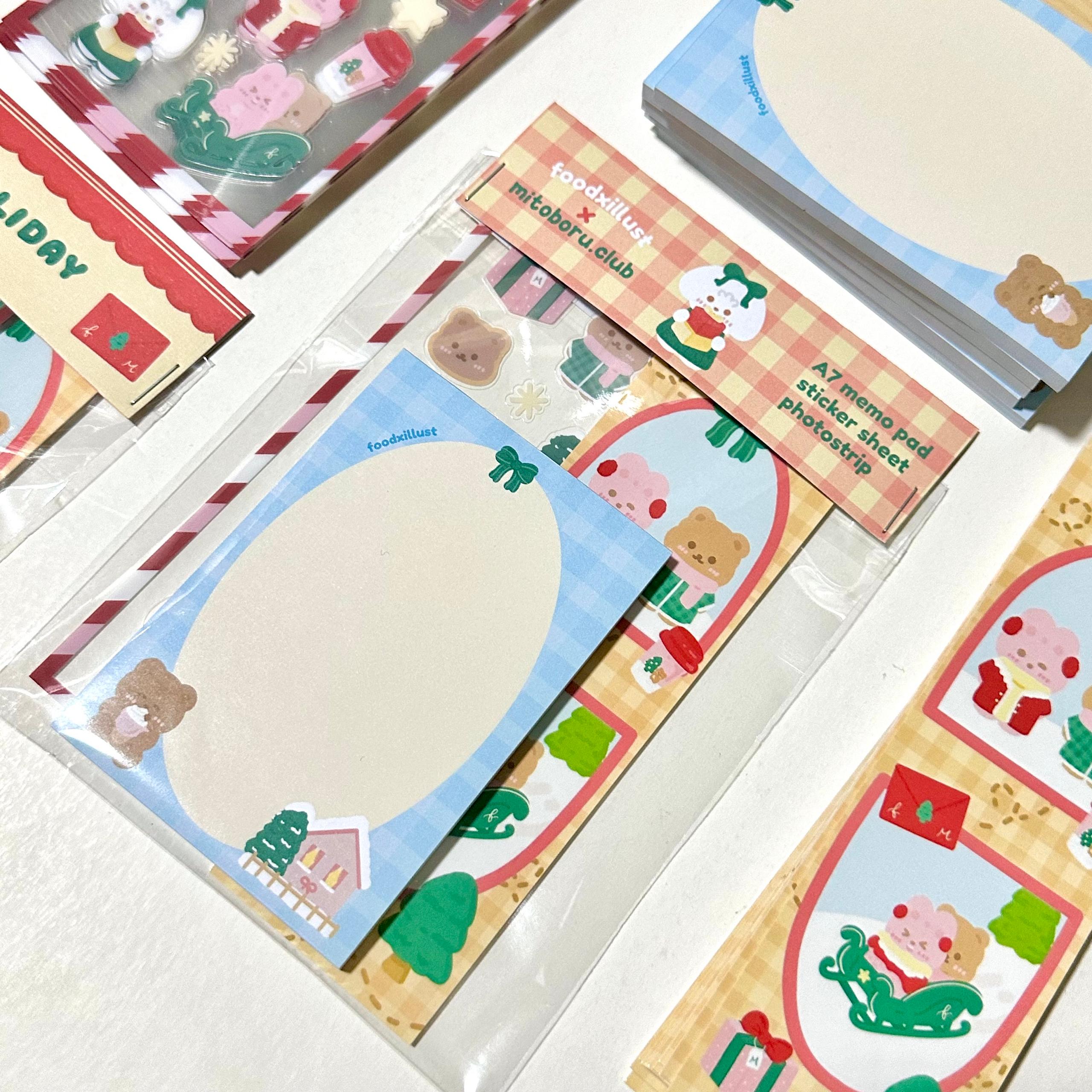 Hoho holiday stationery bundle | sticker sheet
