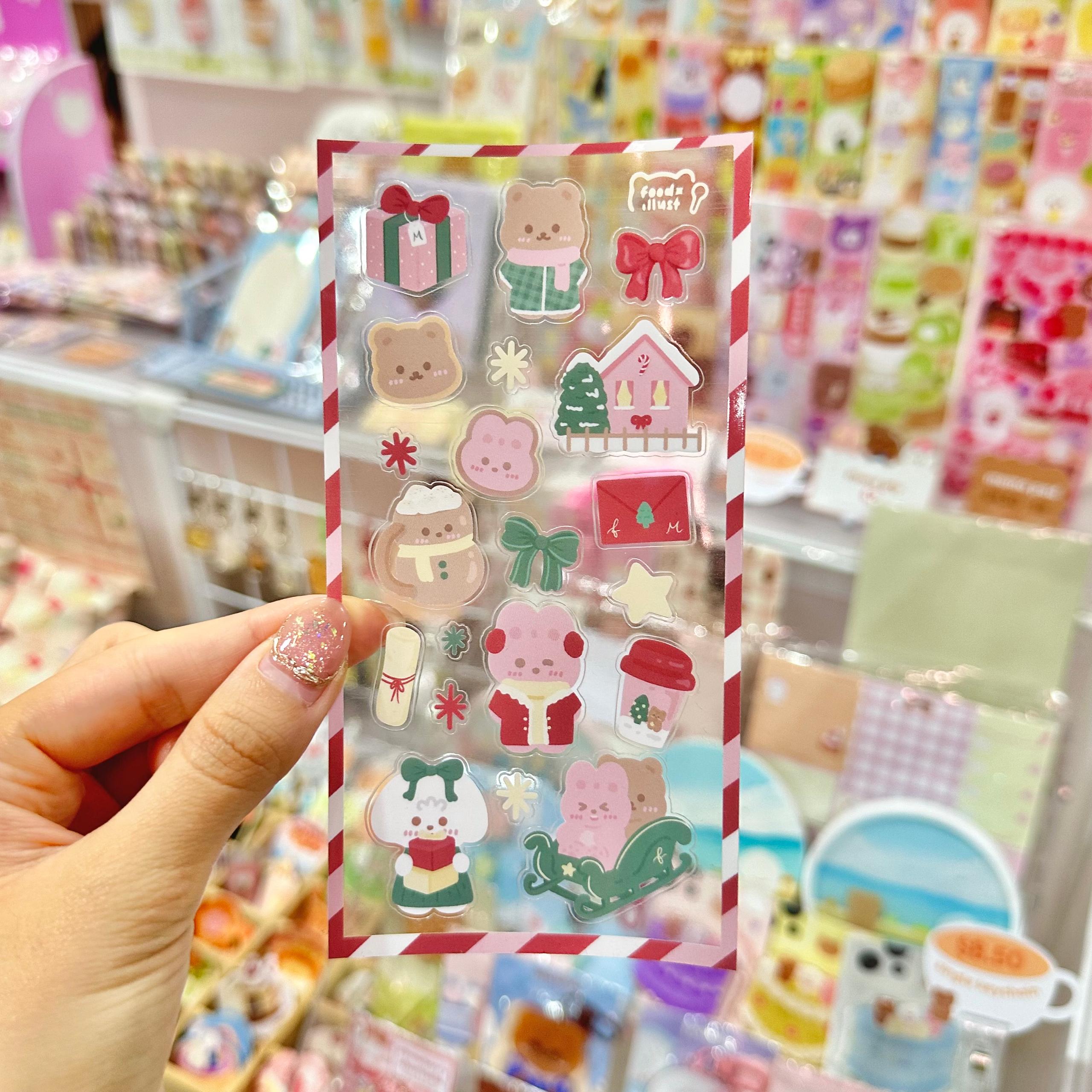 Hoho holiday stationery bundle | sticker sheet