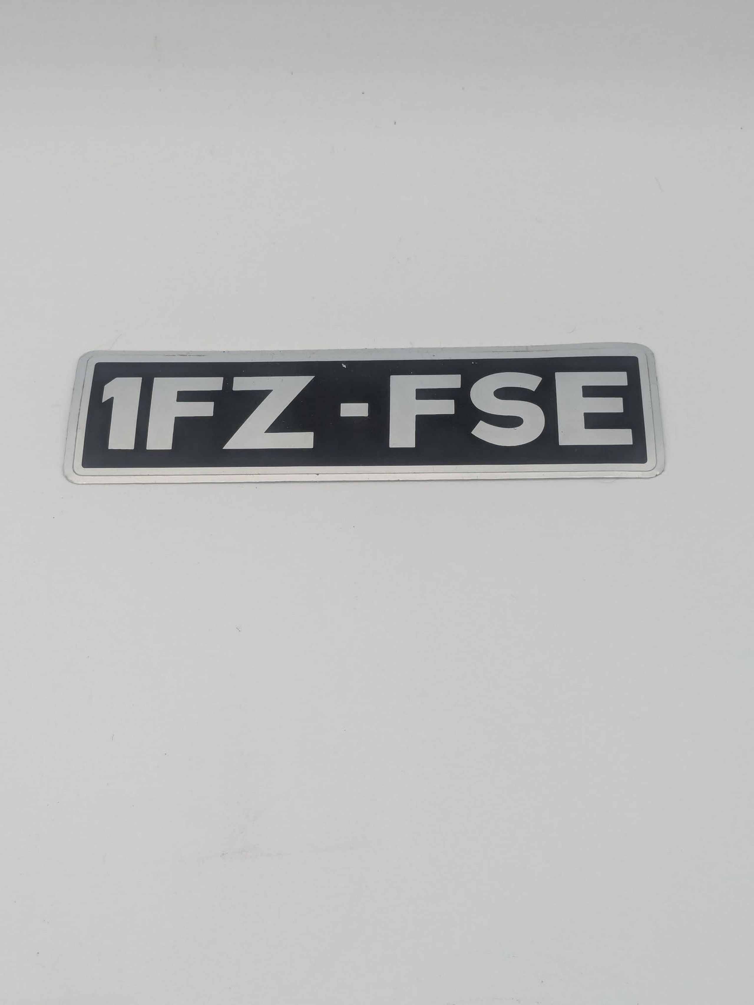 Supercharged Valve Cover Badge Sticker