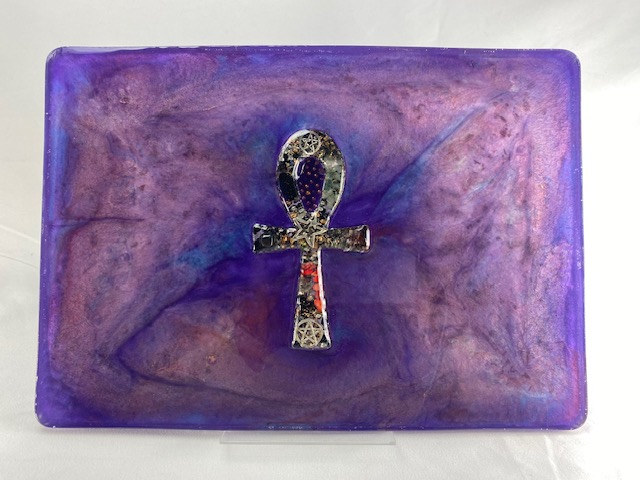 Protruding Royal Purple Hues Ankh Generator