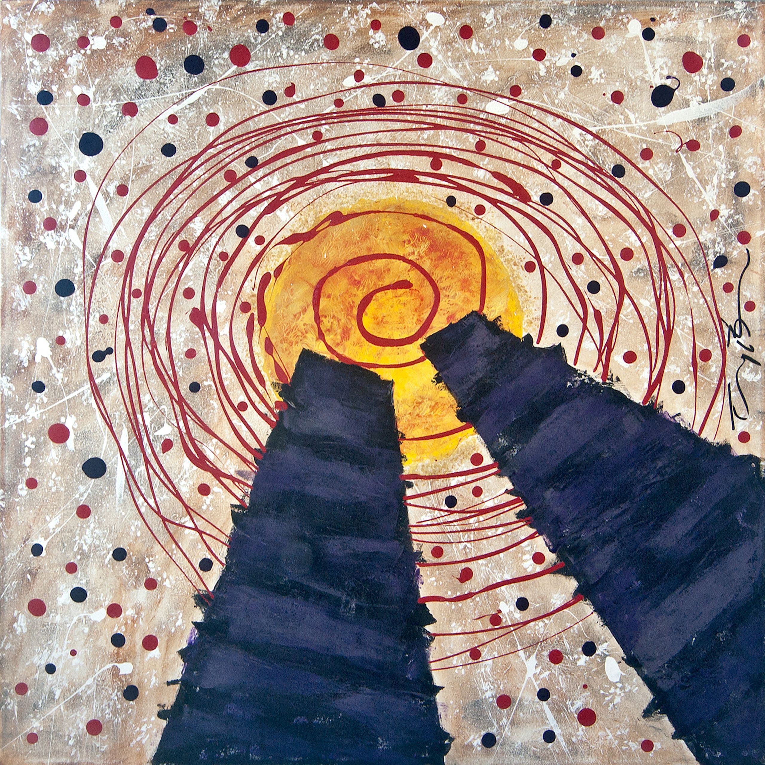 Original paintings of American artist, Tony A. Blue, the expressionist ...