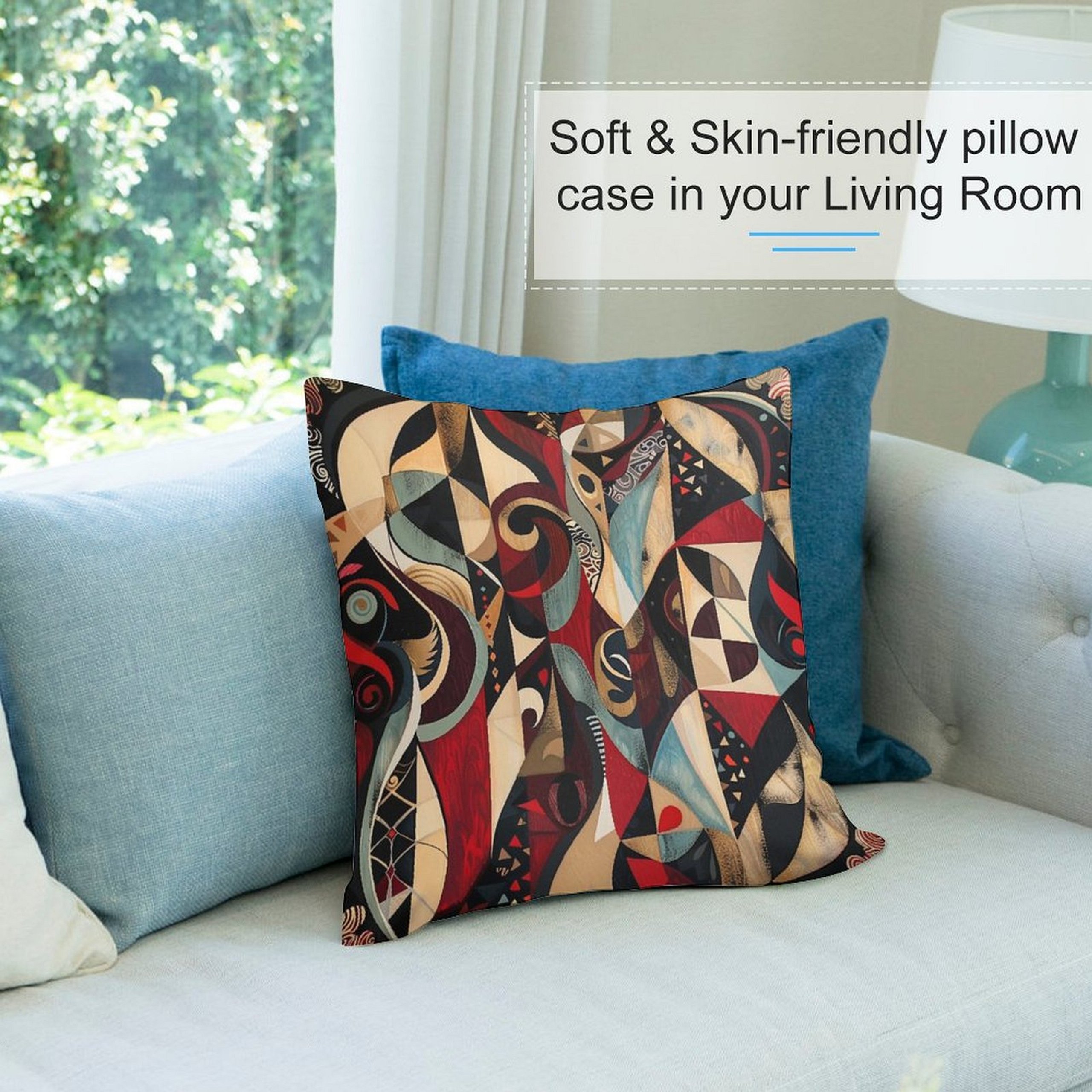 Gypsies Journey Plush Cushion Cover Set of 4 for Cozy Vibes at Tanya's Art