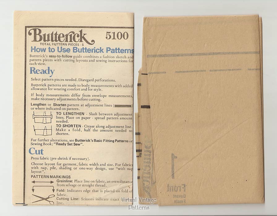 1970s Hooded Poncho Pattern, Butterick 5100, Womens Fringe Poncho