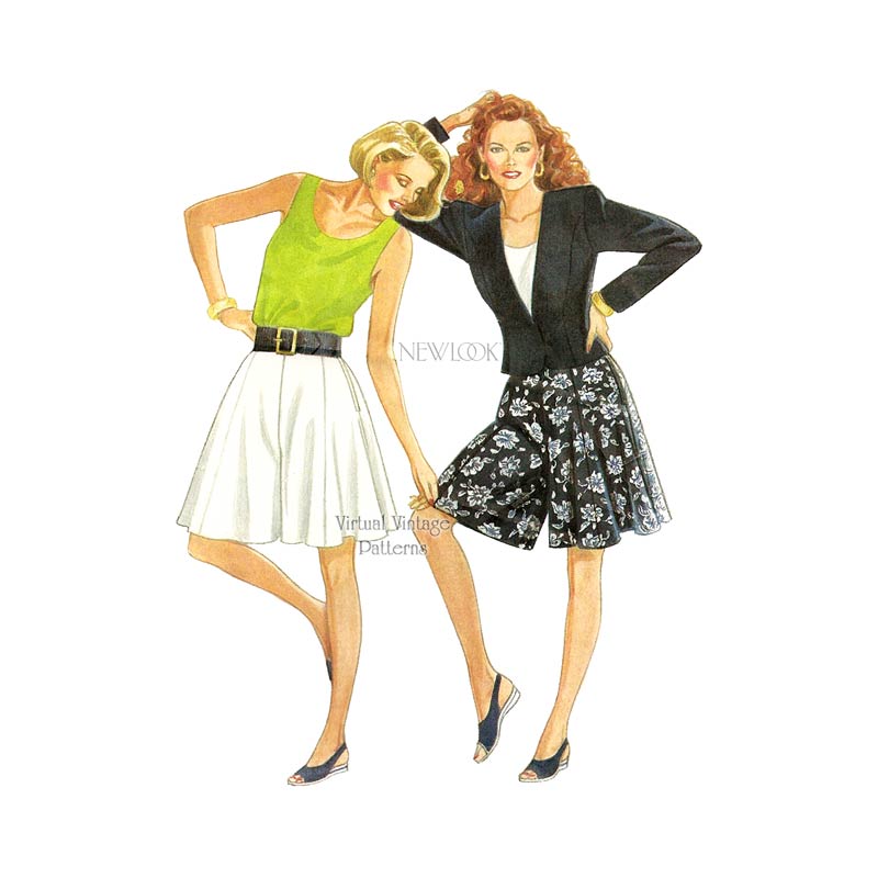 Womens Jacket & Culottes Sewing Pattern, New Look 6084 | Virtual Vintage