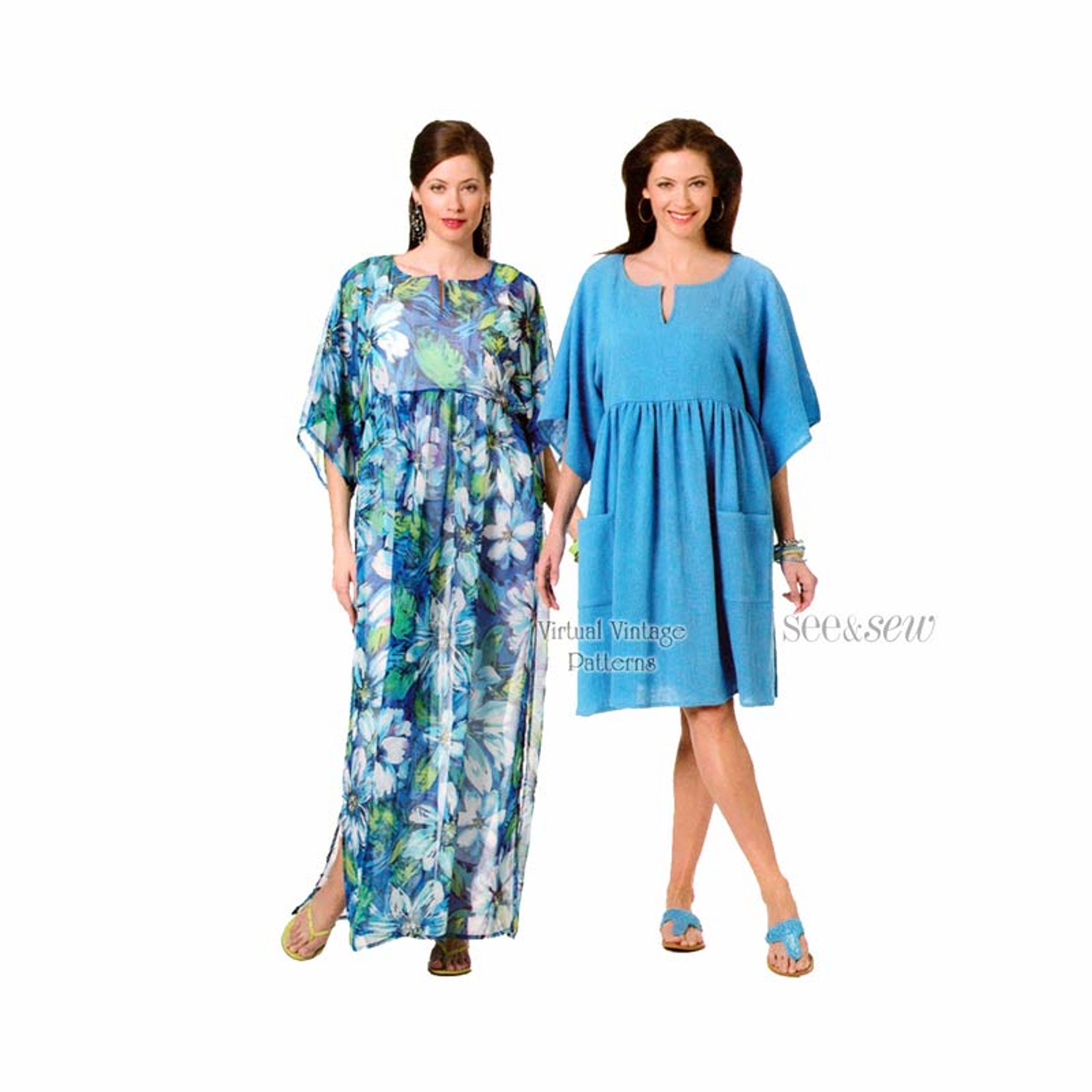 Easy Dress & Caftan Pattern, See & Sew B5477